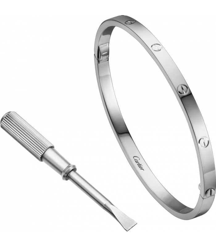 Bratara Cartier Love SM - Silver - Luxurya