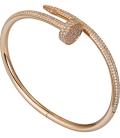 Bratara Cartier Juste Un Clou - Full Diamonds Rose Gold - Luxurya