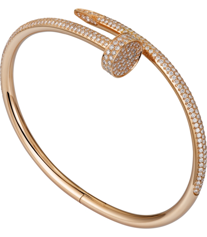 Bratara Cartier Juste Un Clou - Full Diamonds Rose Gold - Luxurya